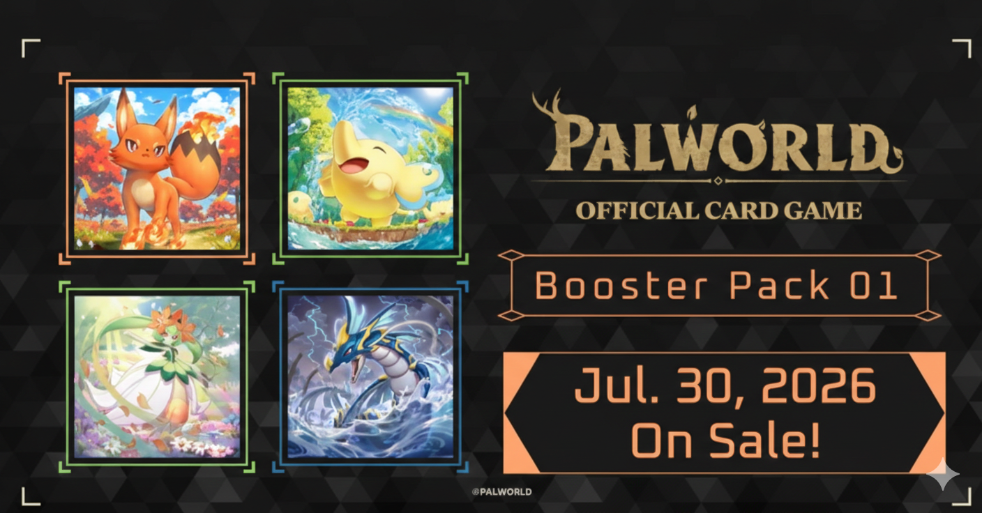 Palworld Official Card Game: Dawn of Palpagos Booster Box & Trial Deck ...